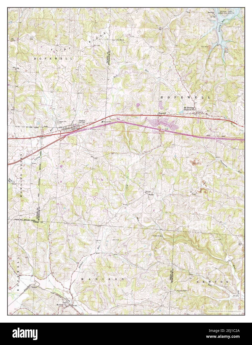 Map of gratiot hi-res stock photography and images - Alamy