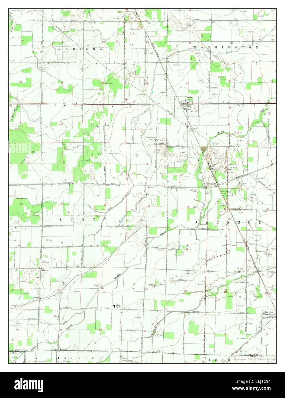 Old map of helena Cut Out Stock Images & Pictures - Alamy