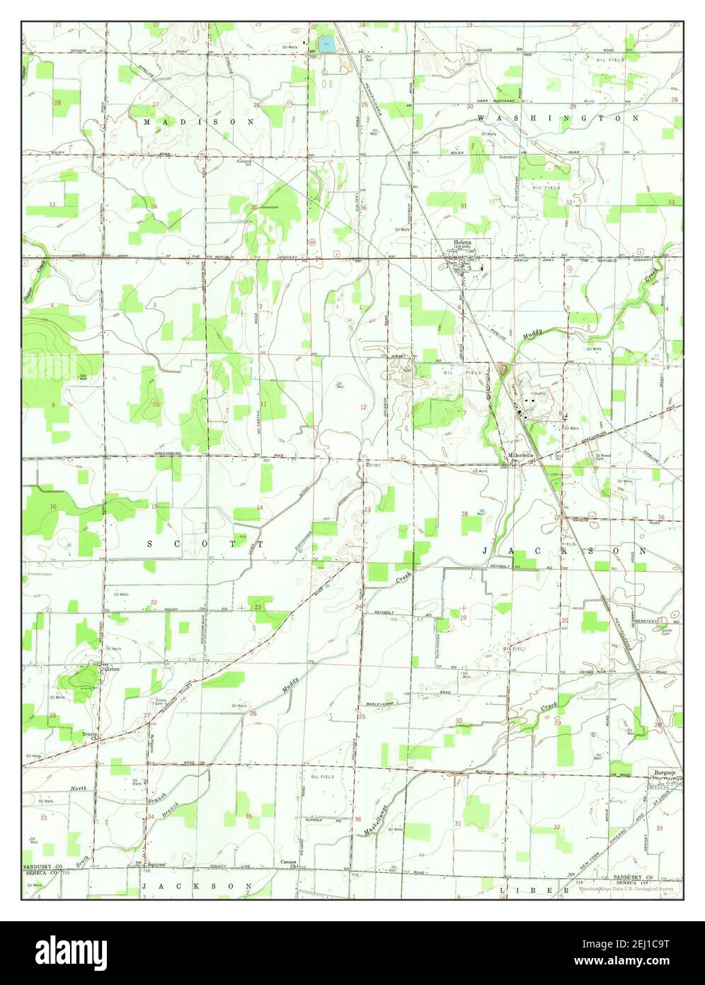 Old map of helena Cut Out Stock Images & Pictures - Alamy