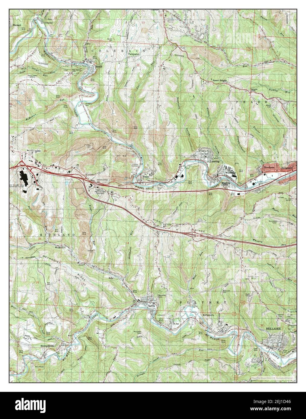 Antique map of lansing hi-res stock photography and images - Alamy