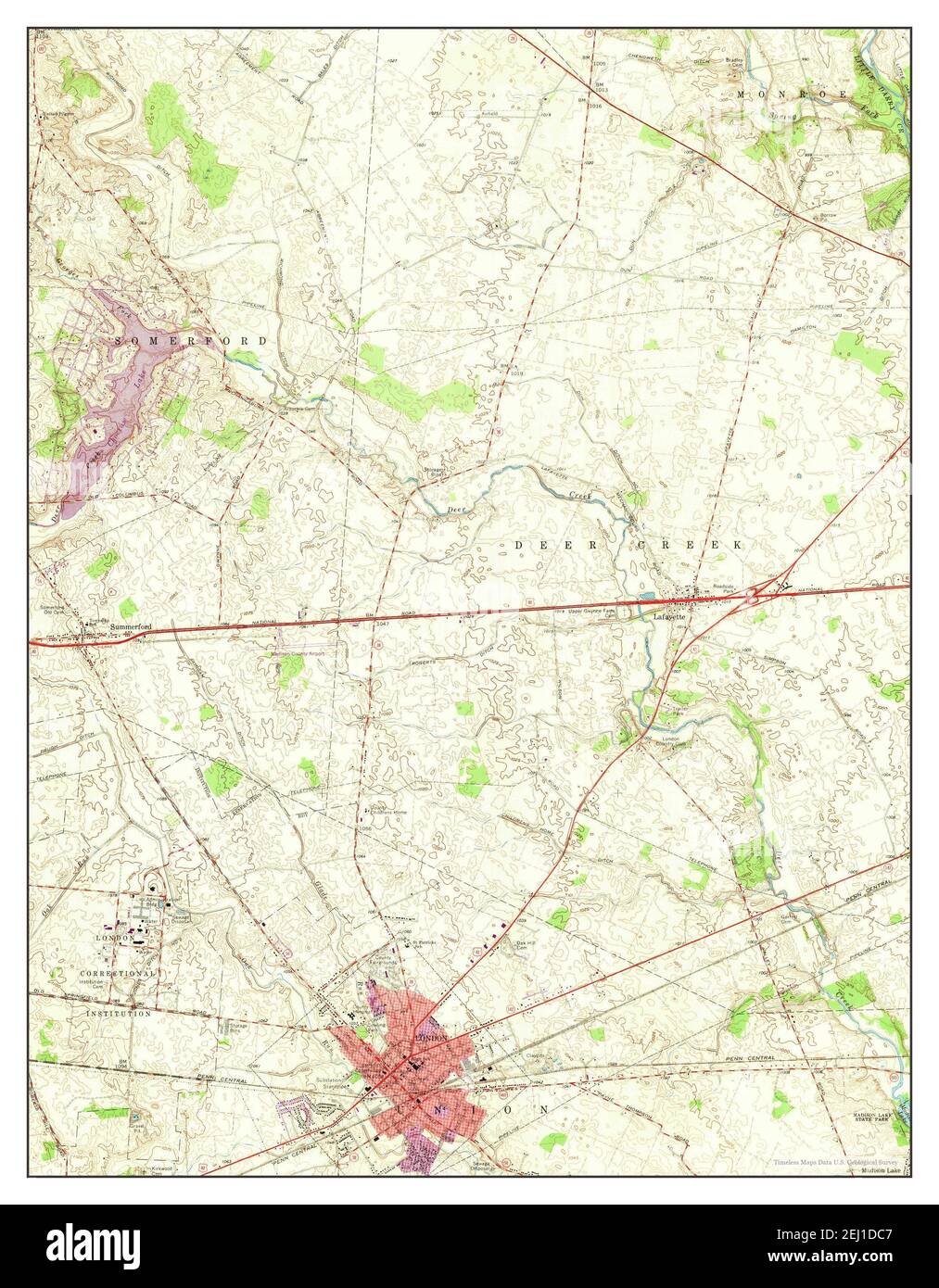 Old Maps Of London Cut Out Stock Images & Pictures - Alamy