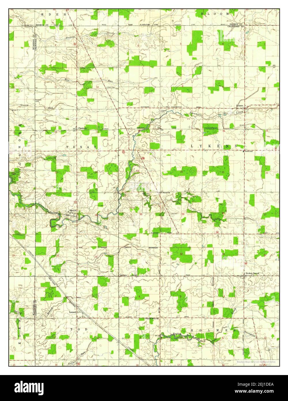 Map of lykens hi-res stock photography and images - Alamy
