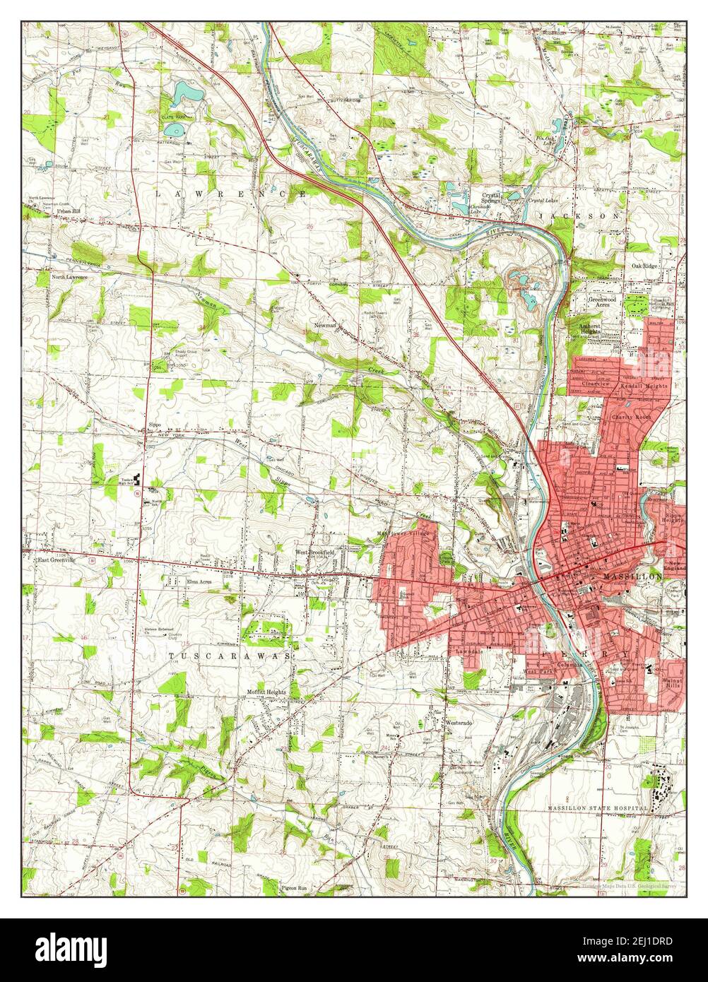 Massillon Oh Map