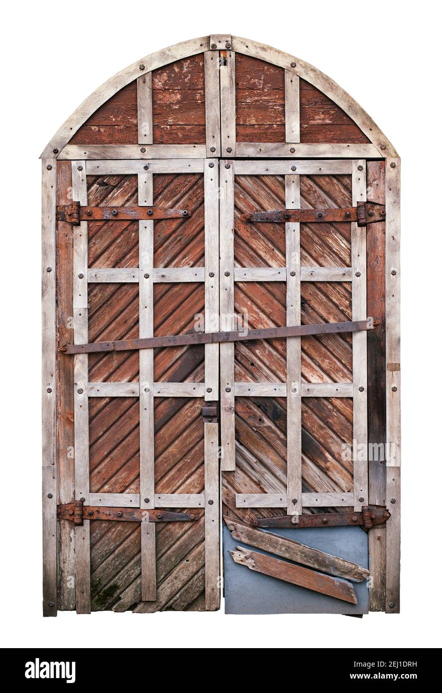Old big wood door hi-res stock photography and images - Alamy
