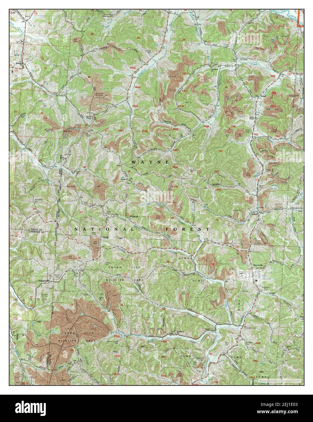 Map of mercerville hi-res stock photography and images - Alamy
