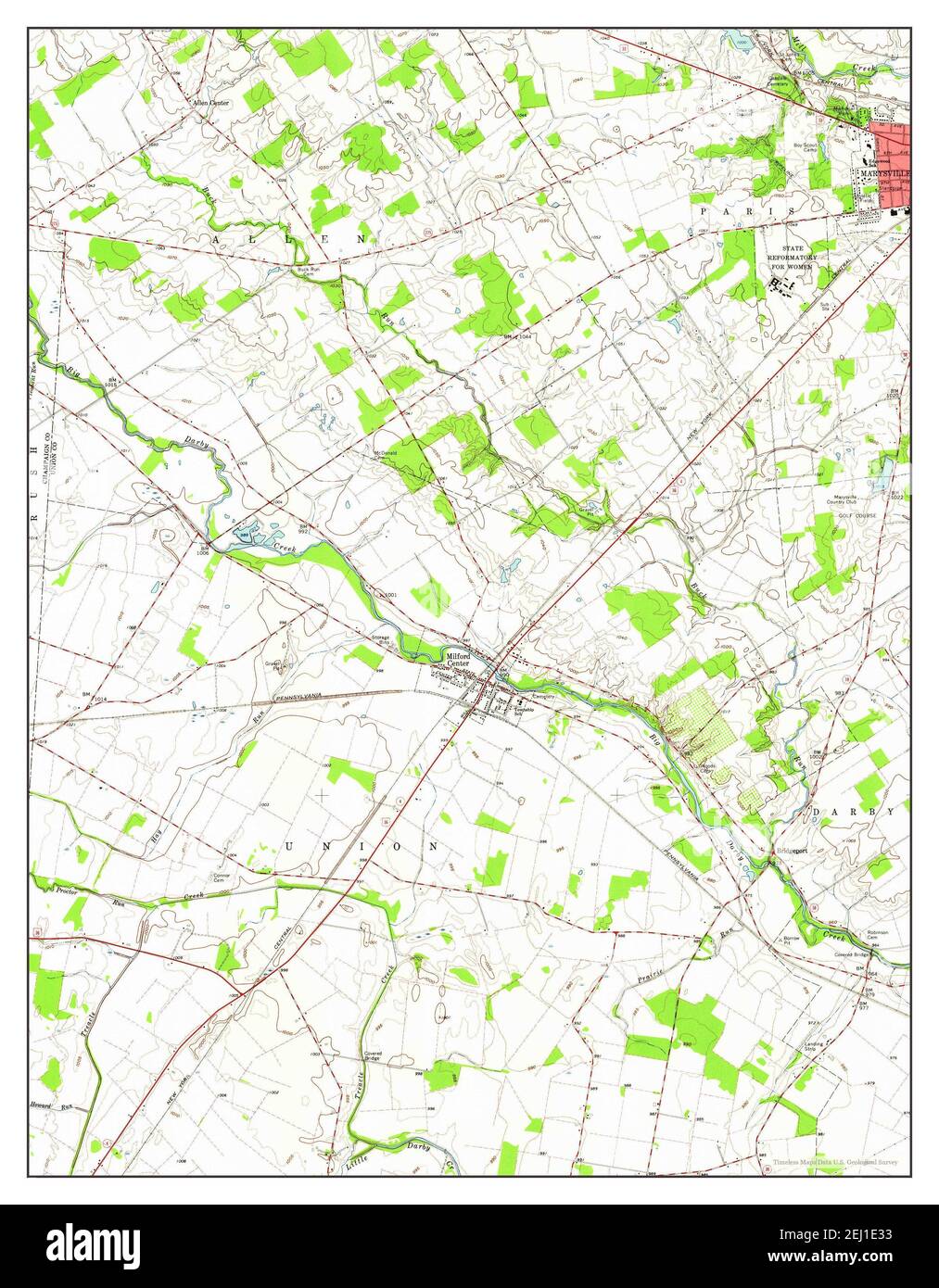 Milford ohio map hi-res stock photography and images - Alamy