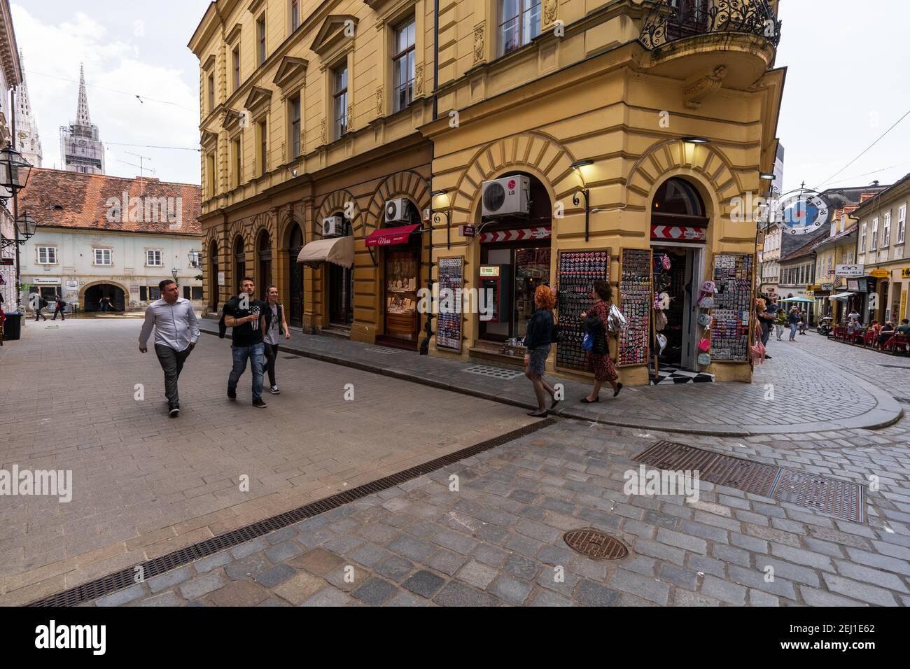 City Centre of Zagreb, Old Town, Croatia Stock Photo - Alamy