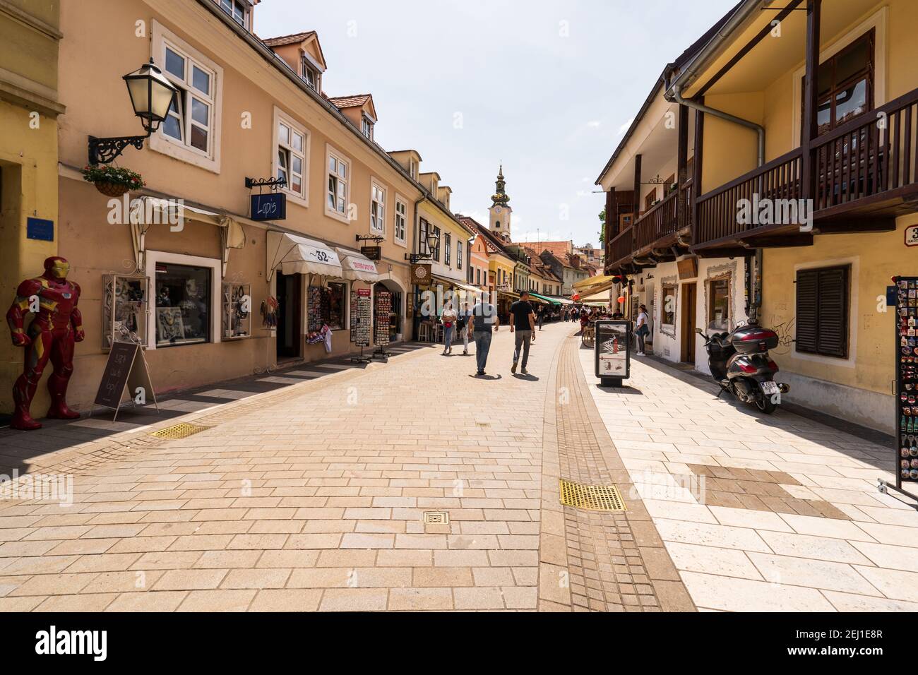 City Centre of Zagreb, Old Town, Croatia Stock Photo - Alamy