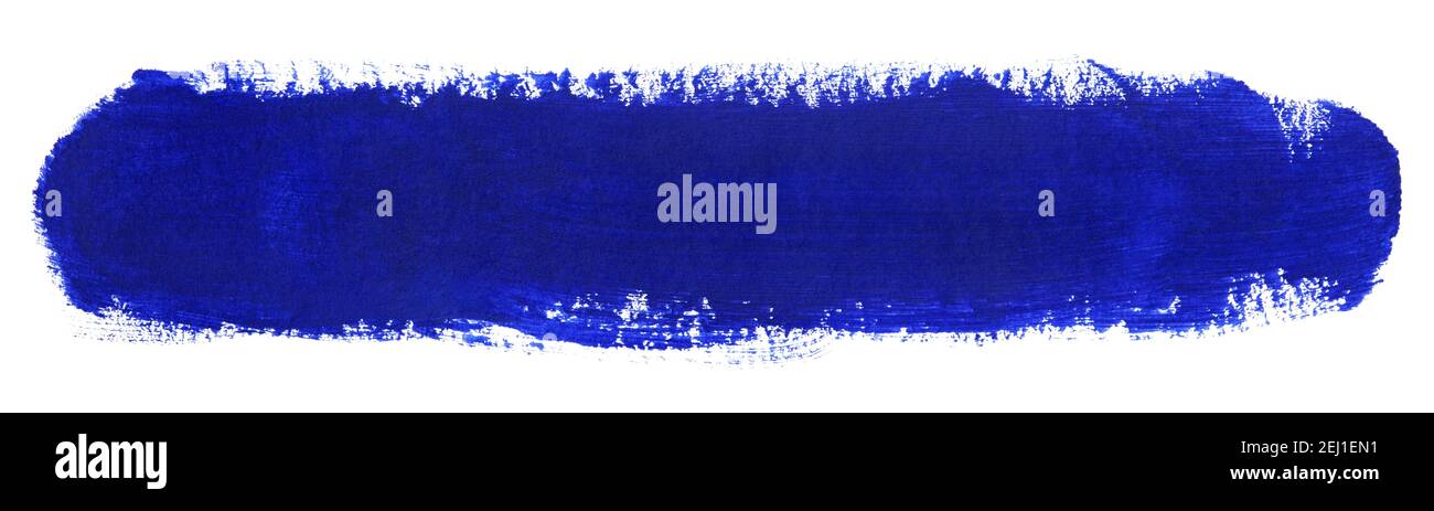 Blue paint dab on Cut Out Stock Images & Pictures - Alamy