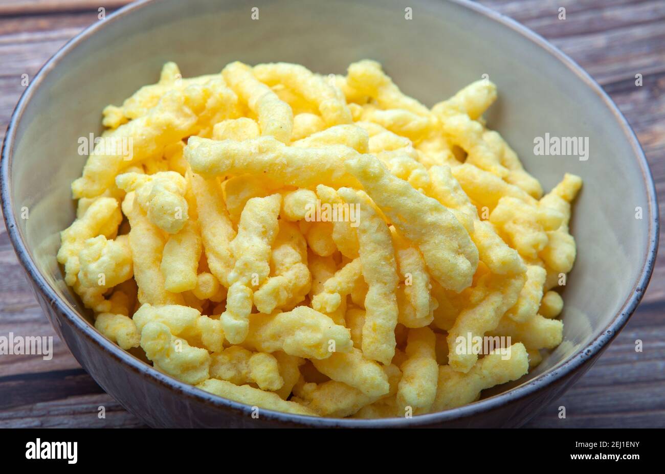 A view of chicken Twisties Stock Photo - Alamy