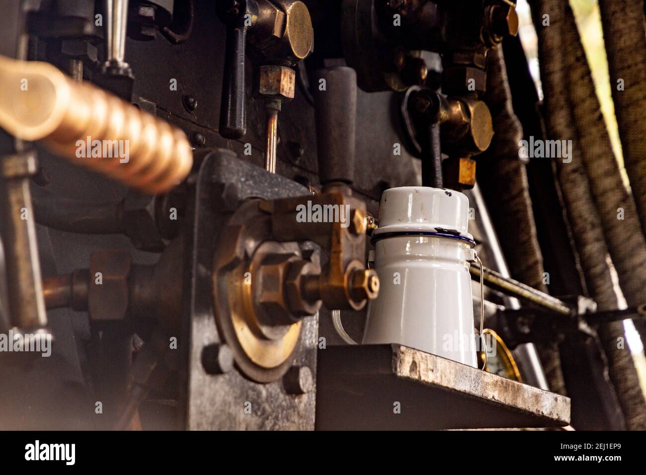 Inside of an old steam locomotive hi-res stock photography and images ...