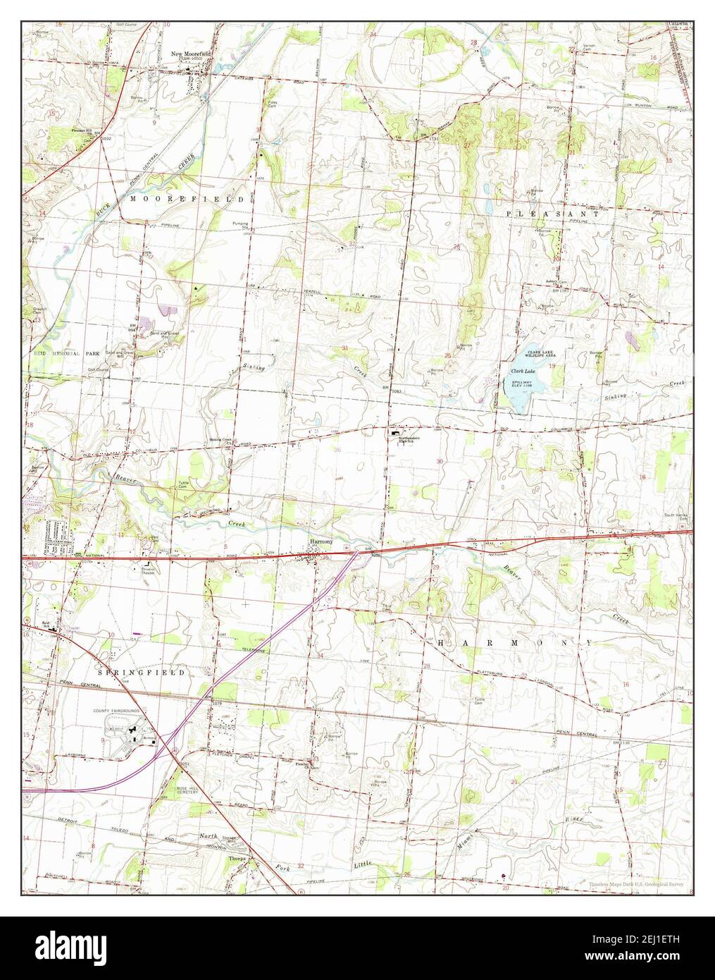 Map Of Moorefield High Resolution Stock Photography and Images - Alamy