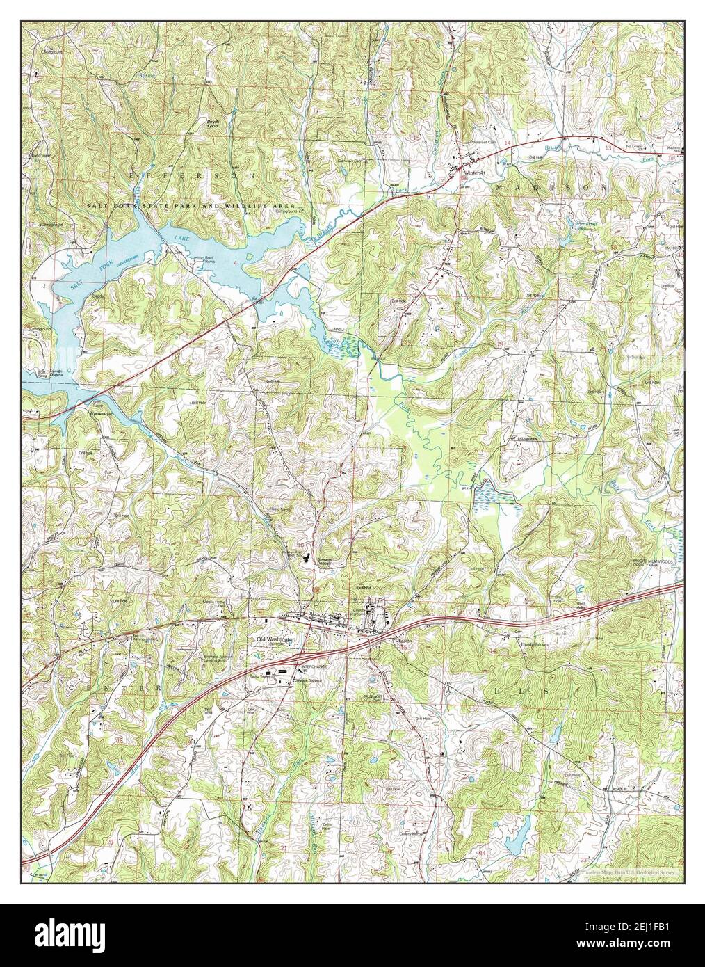 Old Washington, Ohio, map 1993, 1:24000, United States of America by ...
