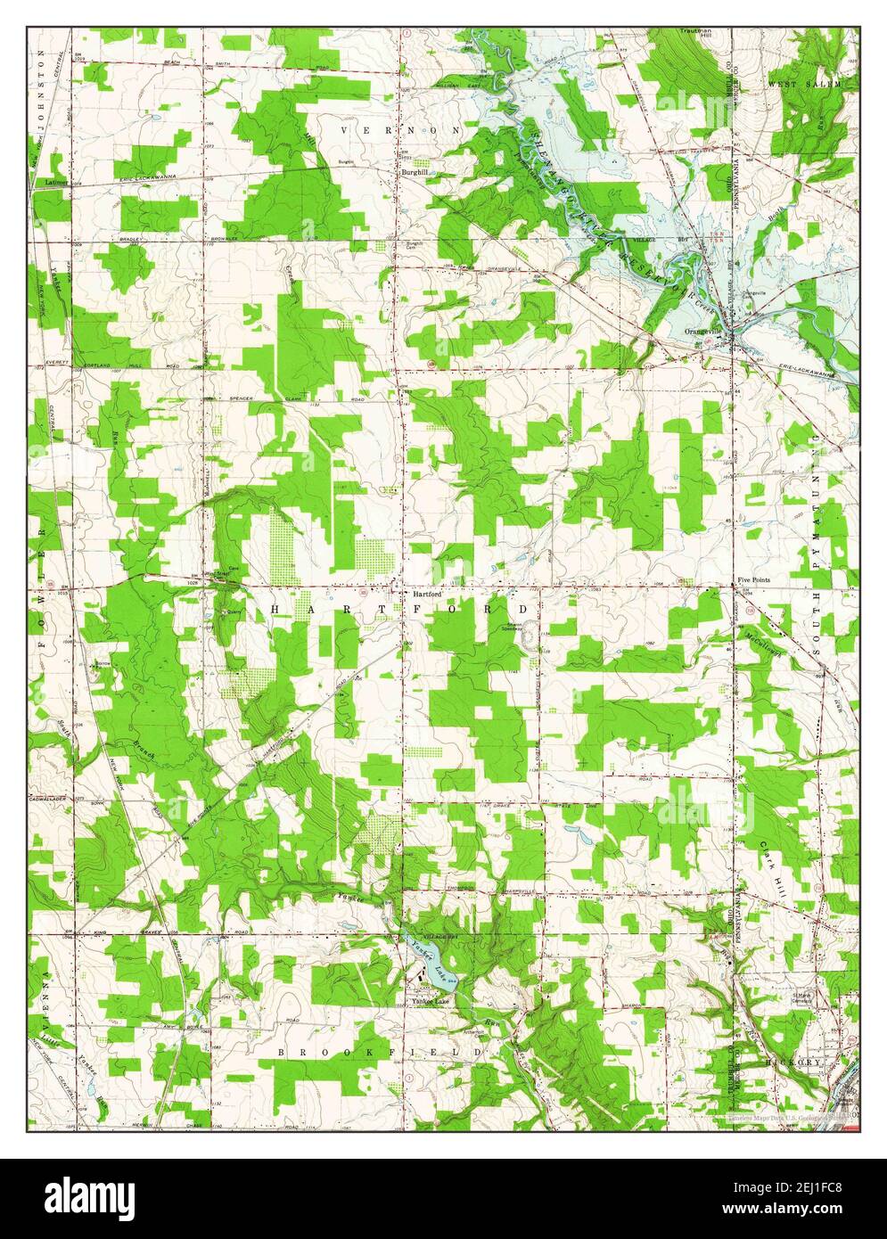 Map of orangeville hi-res stock photography and images - Alamy