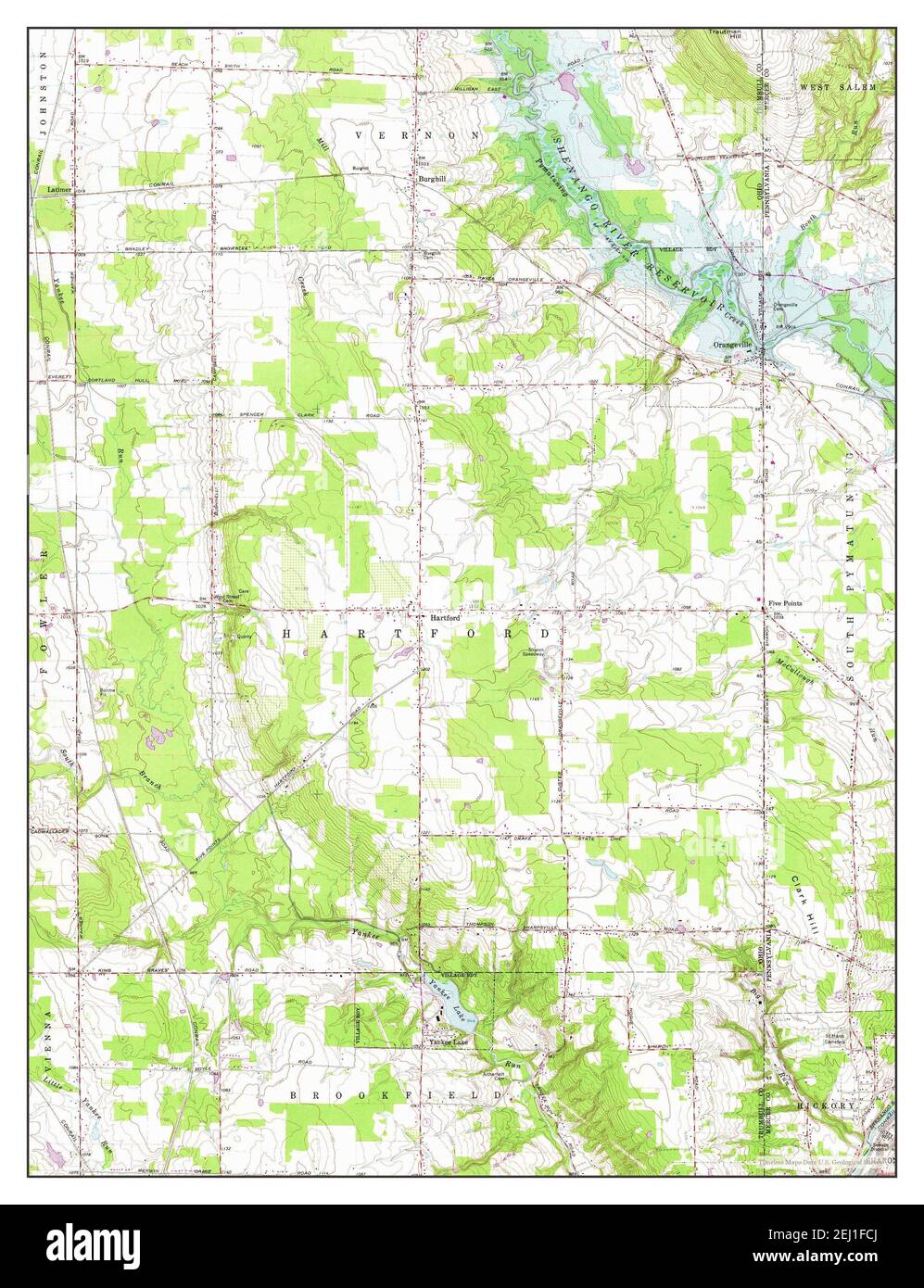 Map of orangeville hi-res stock photography and images - Alamy
