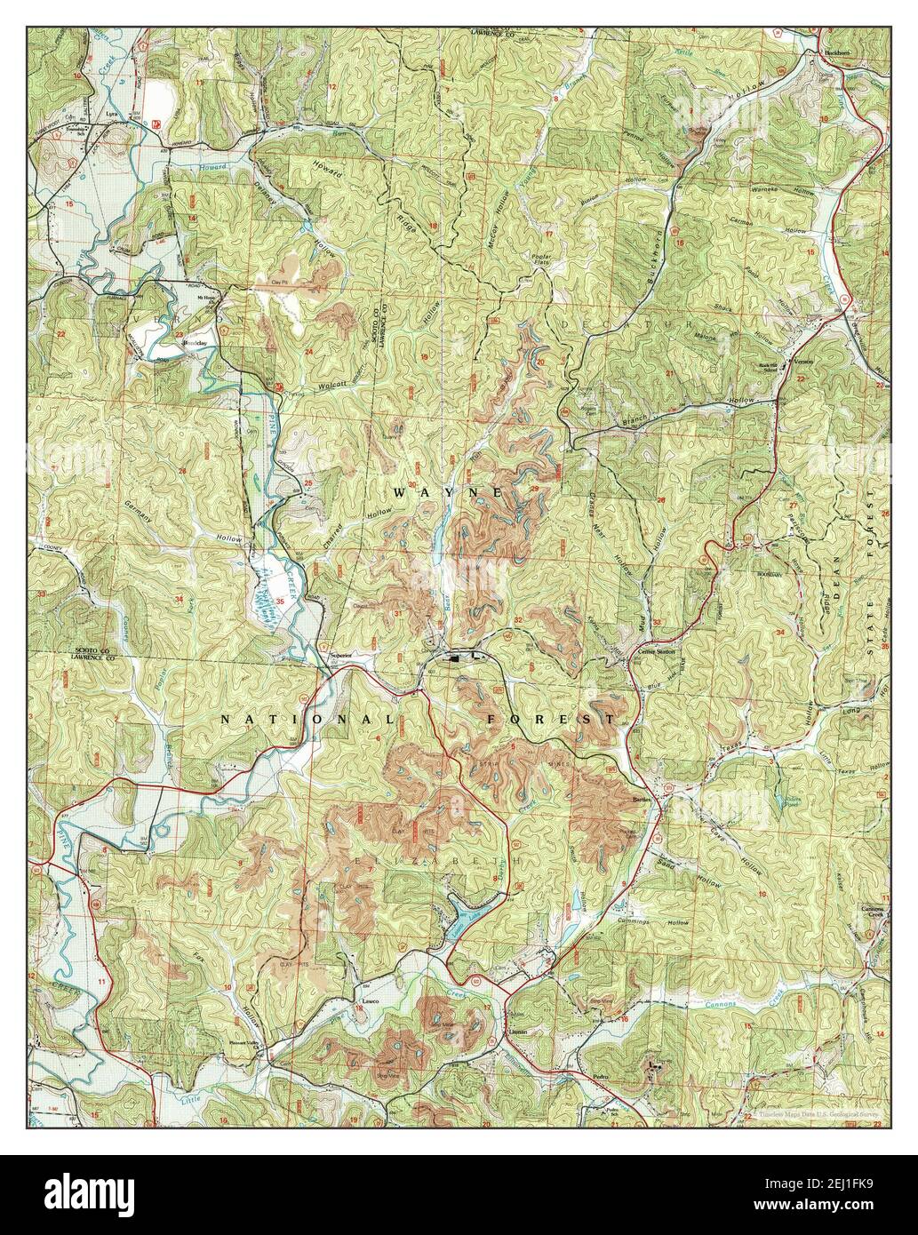 Pedro, Ohio, map 2002, 1:24000, United States of America by Timeless ...