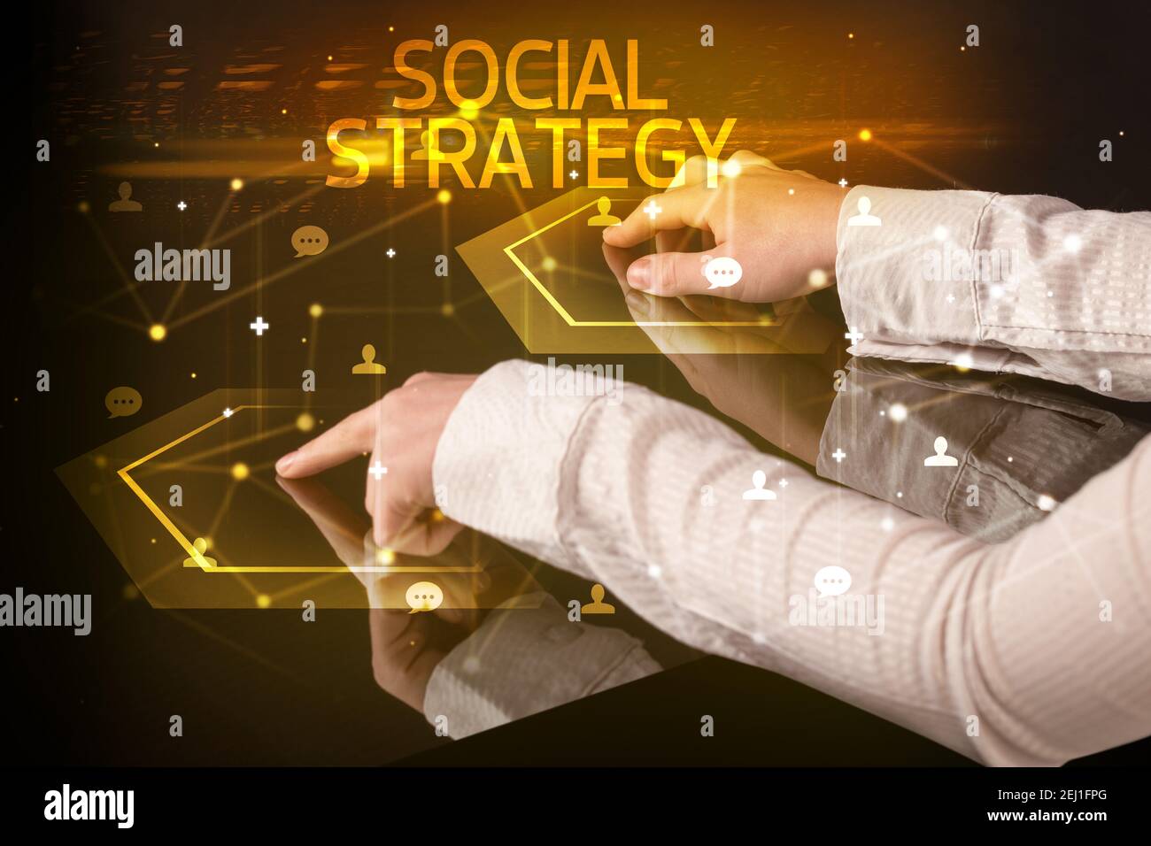 Navigating social networking with SOCIAL STRATEGY inscription, new ...