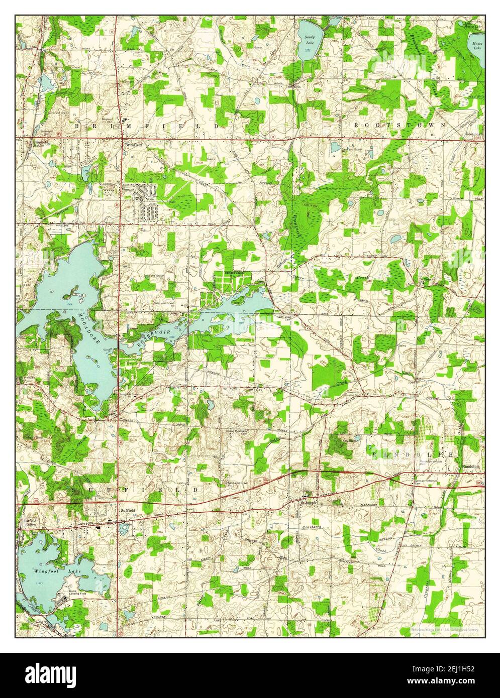 Map of suffield hi-res stock photography and images - Alamy