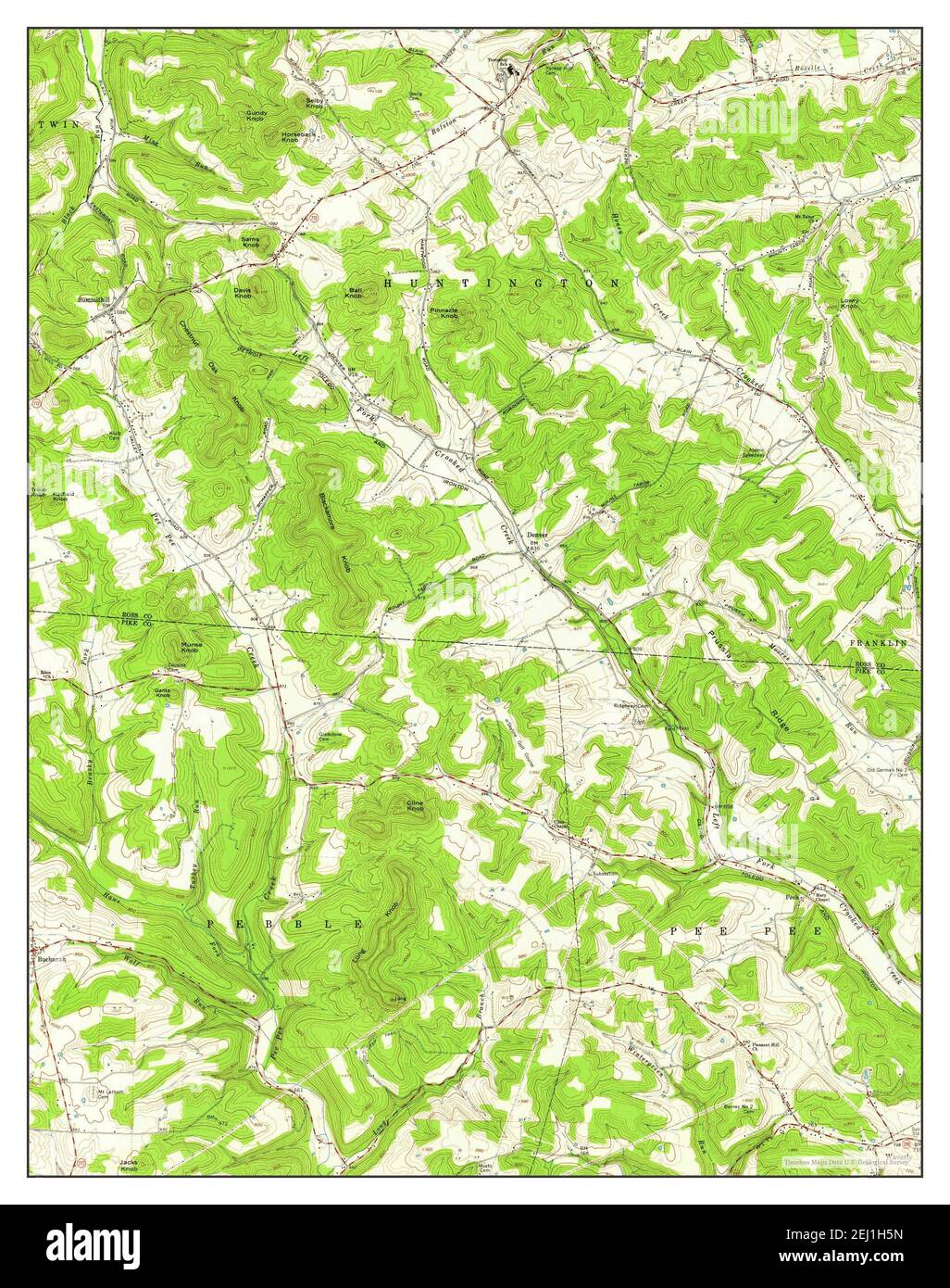 Summithill, Ohio, map 1961, 1:24000, United States of America by ...