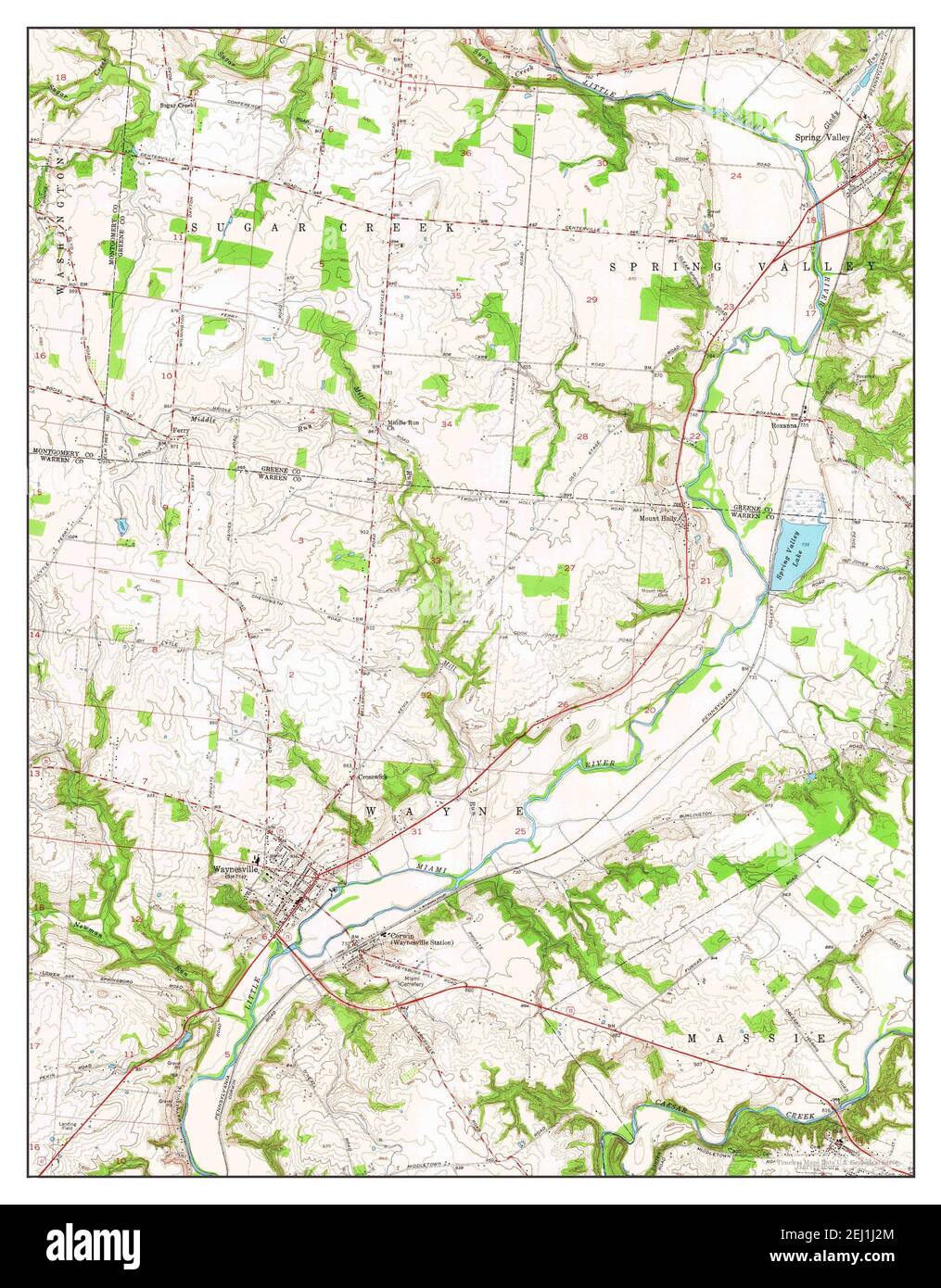 Map of waynesville hi-res stock photography and images - Alamy