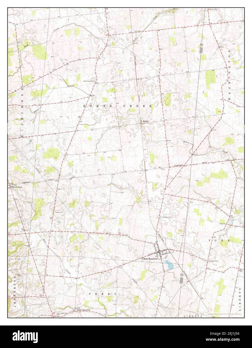 Mapa De West Mansfield-ohio Maps Of Mansfield Ohio Marketmaps.com