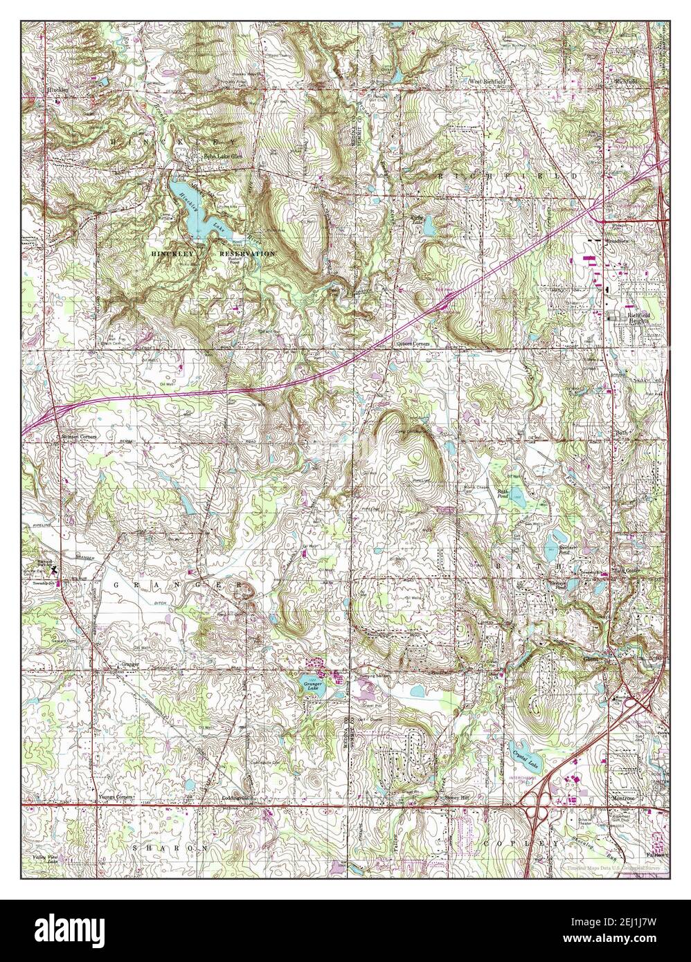 West Richfield, Ohio, map 1994, 1:24000, United States of America by ...