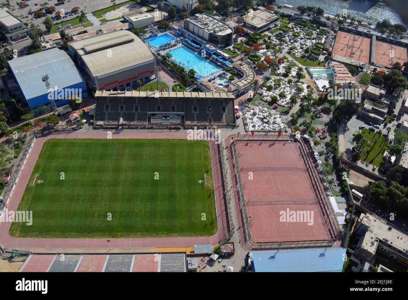 Al Ahly sporting club top view, Al Ahly SC is an Egyptian professional ...
