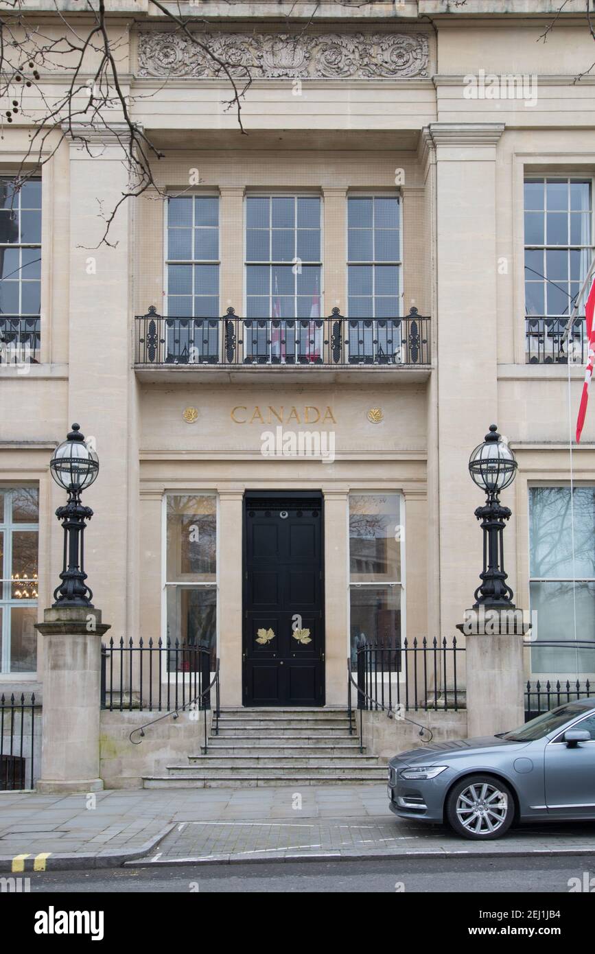 Canada House Canadian Embassy London Stock Photo - Alamy