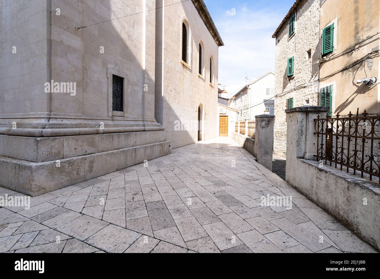 Streets of the Old Town of Split, Croatia Stock Photo - Alamy