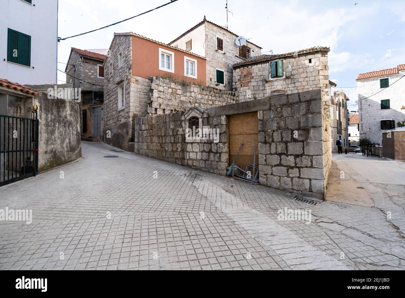 Streets of the Old Town of Split, Croatia Stock Photo - Alamy