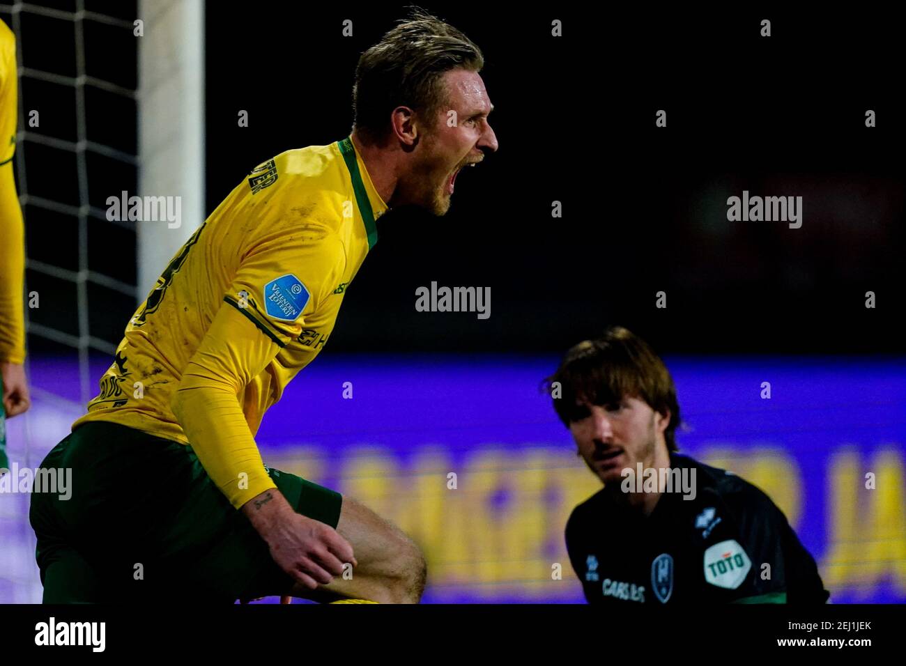 SITTARD, NETHERLANDS - FEBRUARY 20: Sebastian Polter of Fortuna Sittard ...