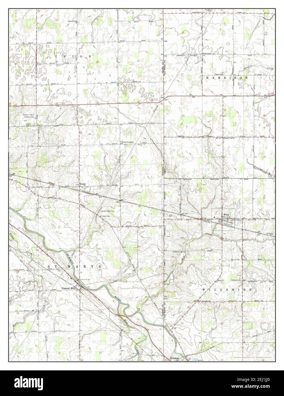 Map of wren hi-res stock photography and images - Alamy