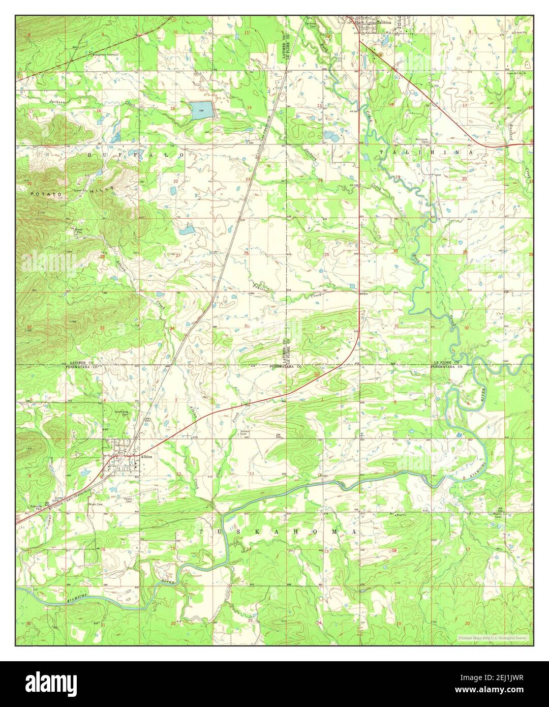 Albion, Oklahoma, map 1971, 1:24000, United States of America by ...