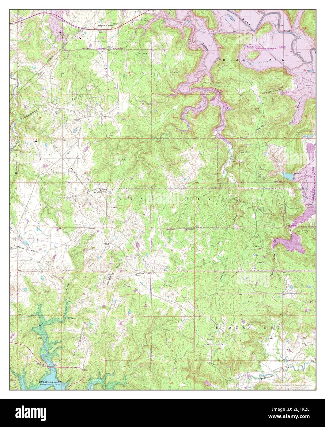 Avant SW, Oklahoma, map 1966, 1:24000, United States of America by ...