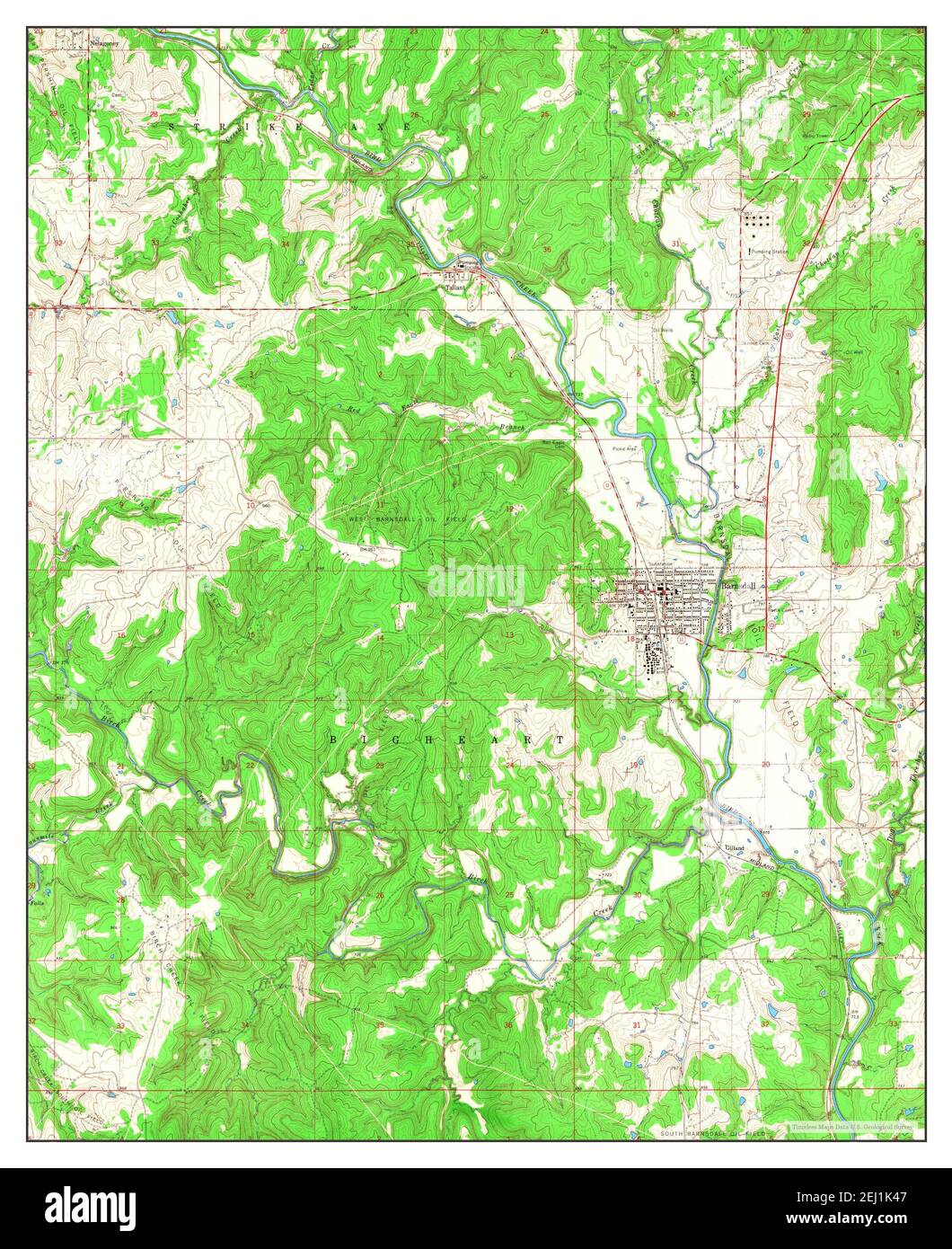 Barnsdall map hi-res stock photography and images - Alamy