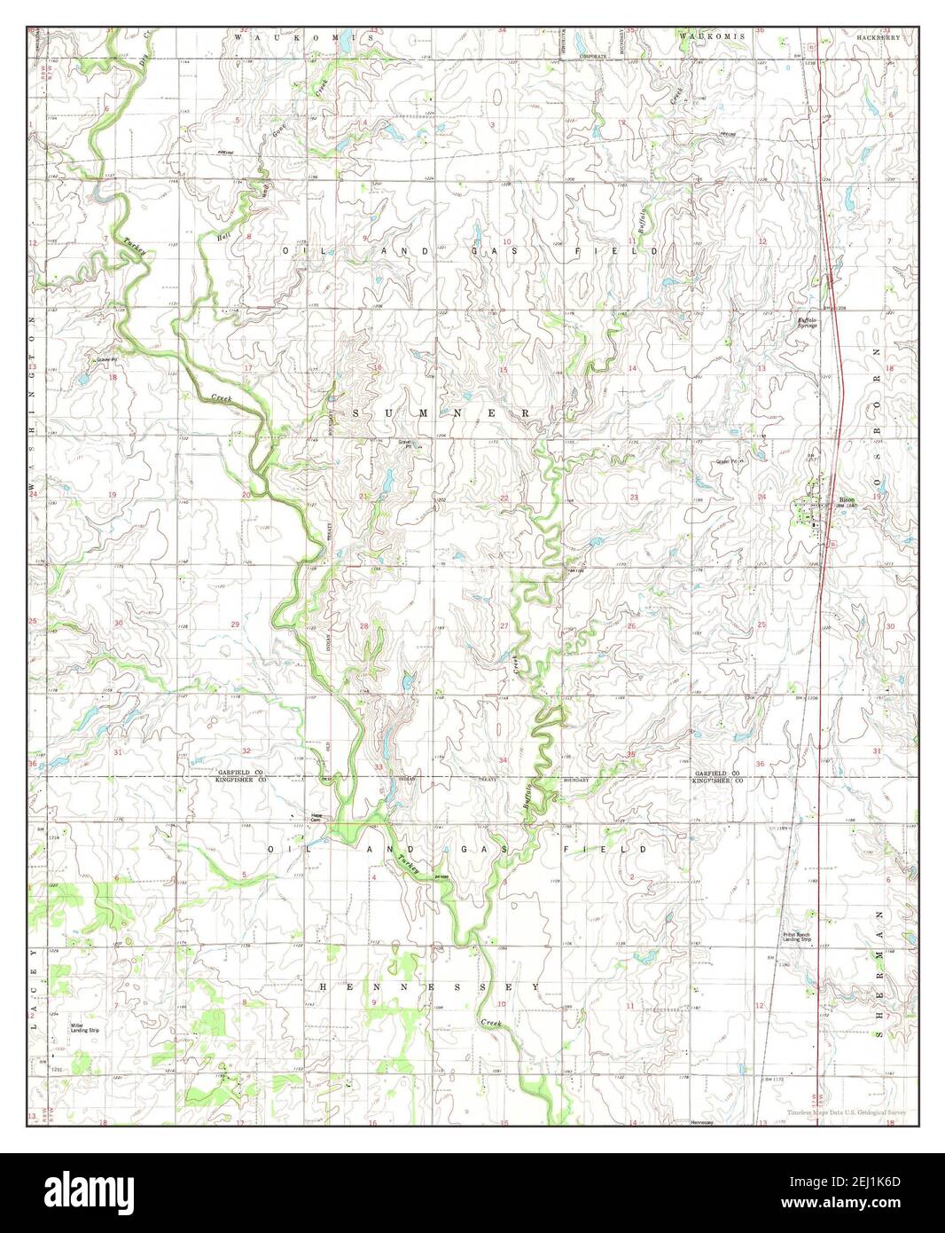 Map of bison hi-res stock photography and images - Alamy