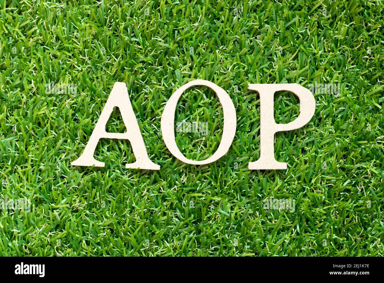 Alphabet letter in word AOP (abbreviation of Annual Operating Plan or ...