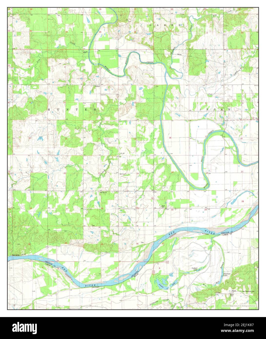Bluff, Oklahoma, map 1980, 1:24000, United States of America by ...