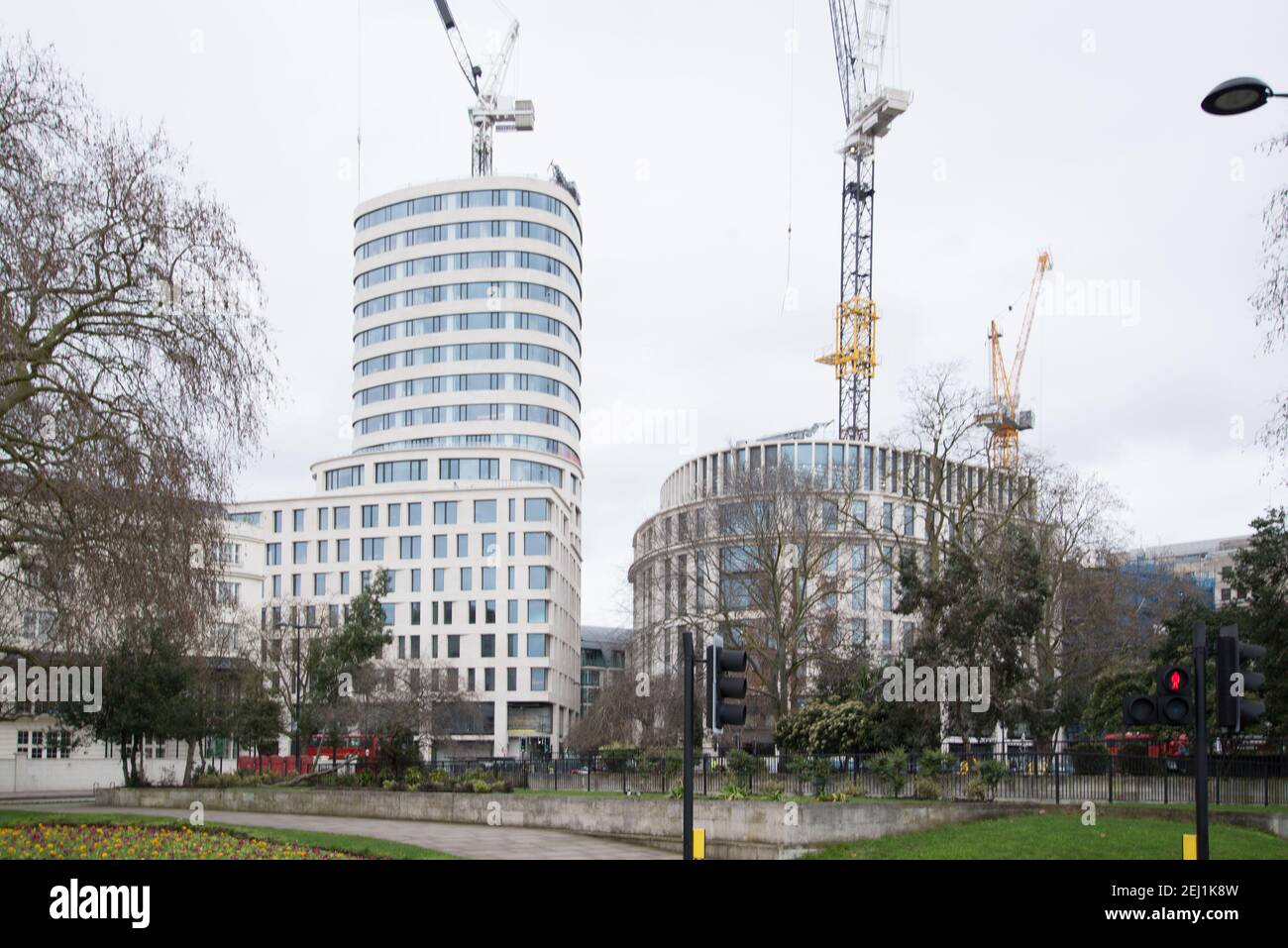 Marble Arch Place Under Construction Stock Photo - Alamy