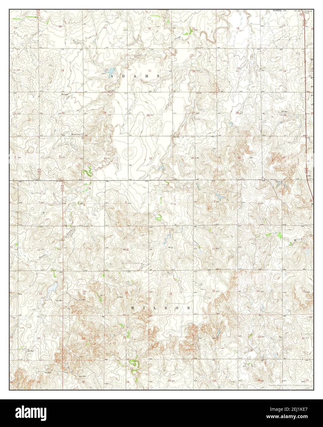 Buffalo NW, Oklahoma, map 1970, 1:24000, United States of America by ...