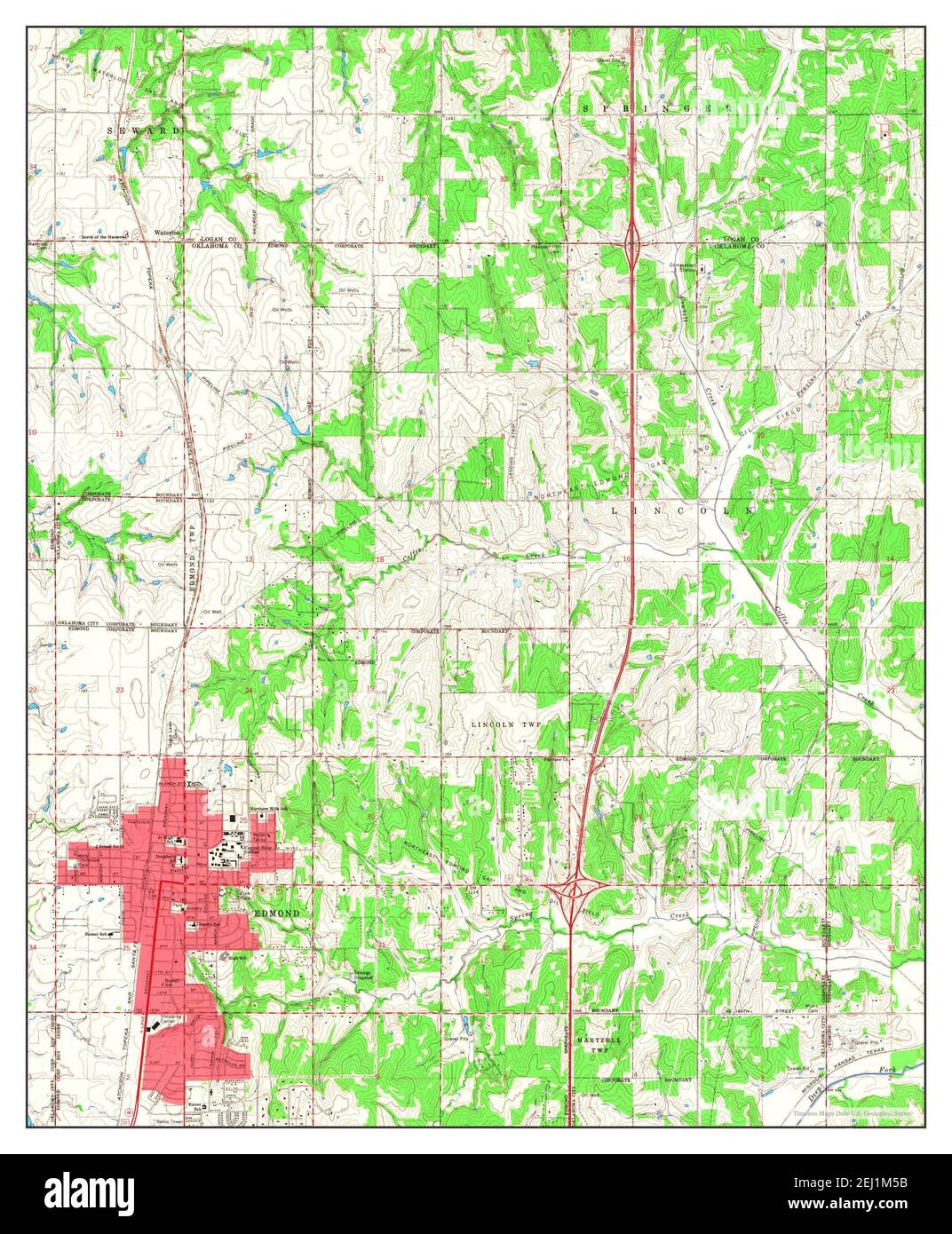 Map Of Edmond High Resolution Stock Photography and Images - Alamy