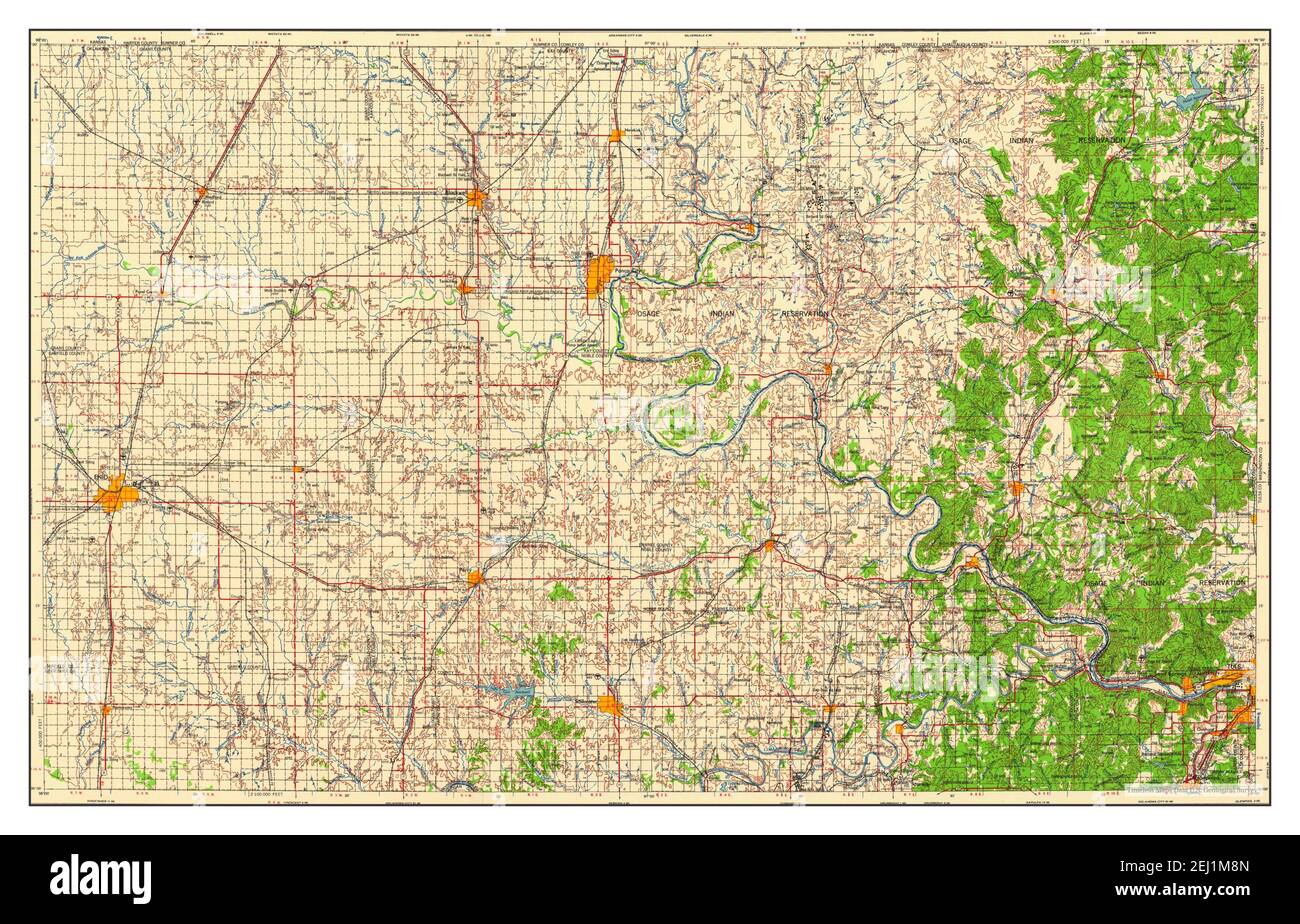 Enid Oklahoma State Map Cities Oklahoma City Map Vector Images