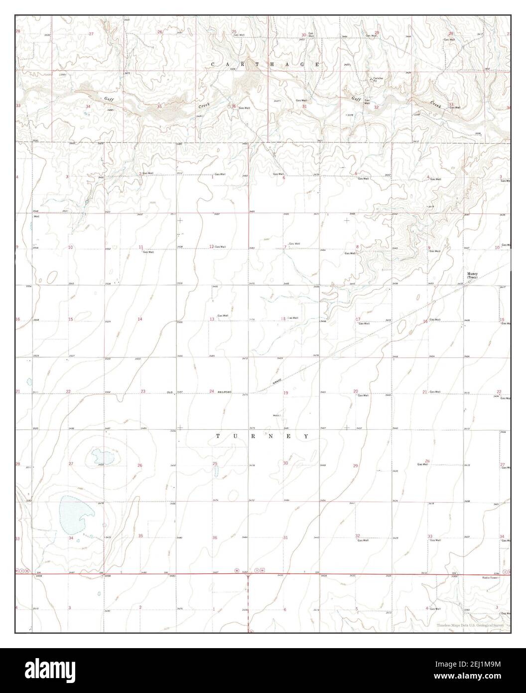 Eva SE, Oklahoma, map 1973, 1:24000, United States of America by ...