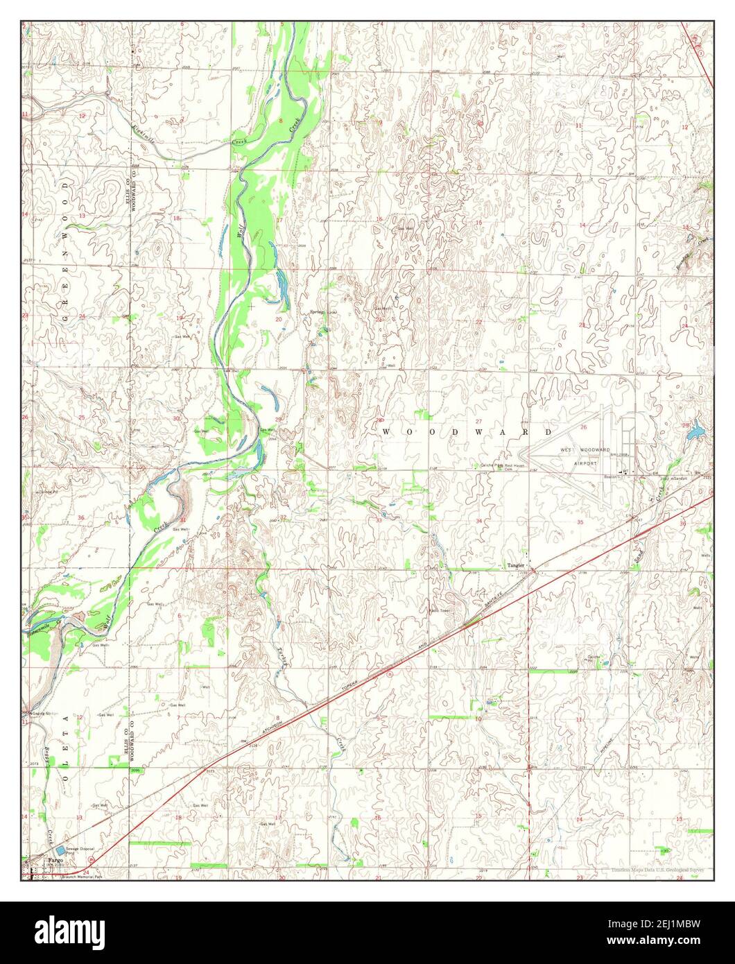 Fargo, Oklahoma, map 1969, 1:24000, United States of America by ...