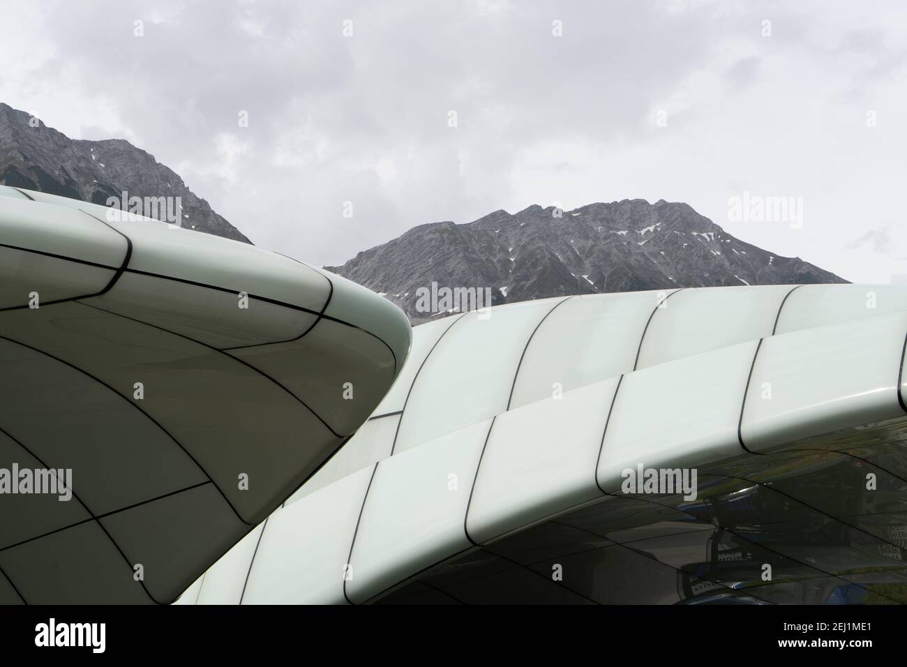Modern Funicular Station of Innsbruck, Austria Stock Photo - Alamy