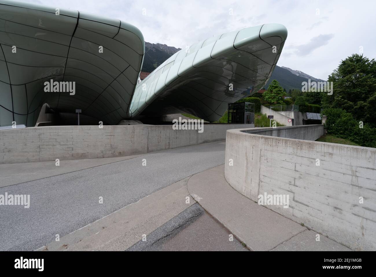 Modern Funicular Station of Innsbruck, Austria Stock Photo - Alamy