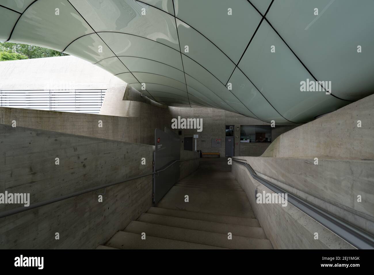 Modern Funicular Station of Innsbruck, Austria Stock Photo - Alamy