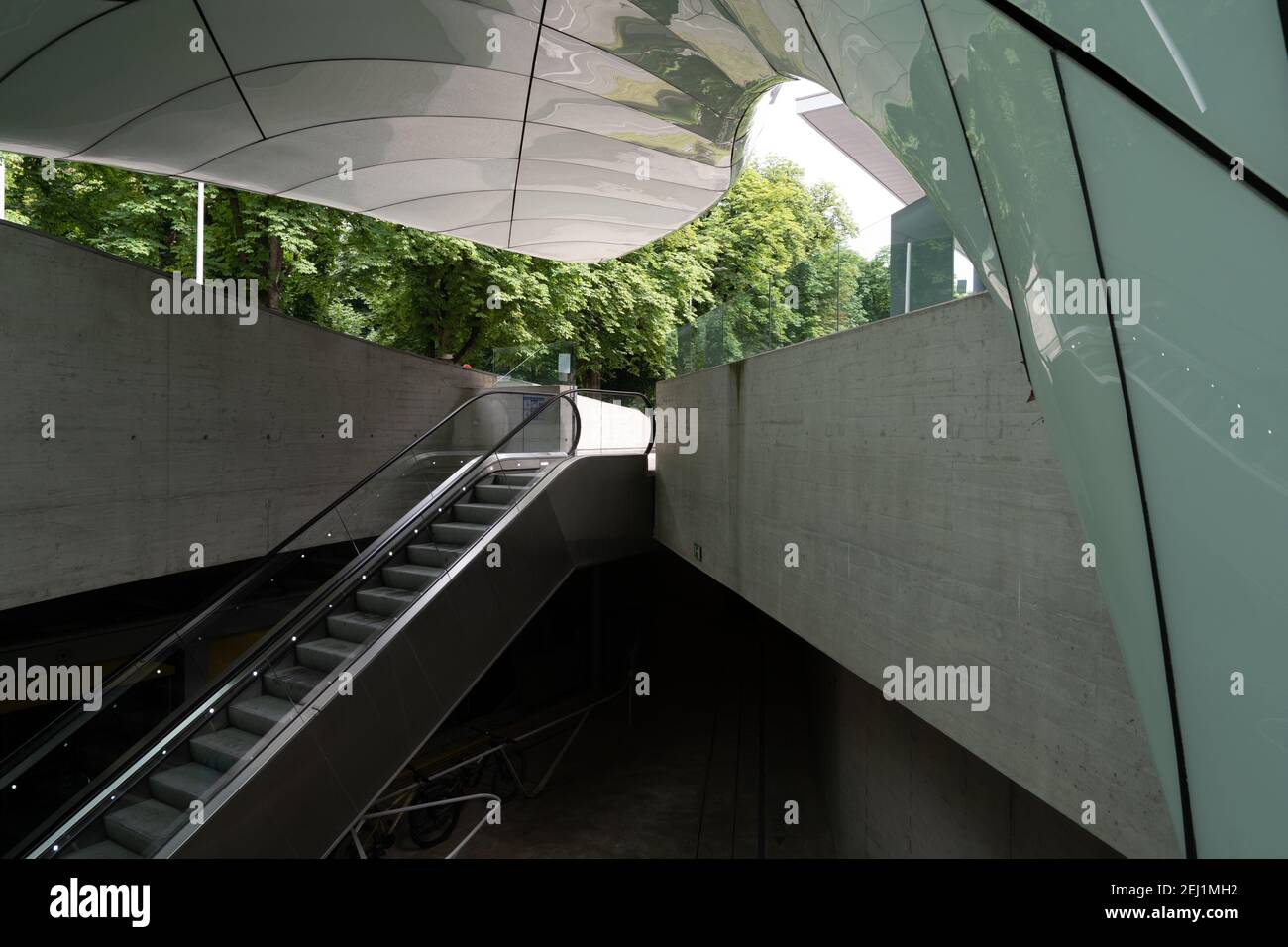 Modern Funicular Station of Innsbruck, Austria Stock Photo - Alamy
