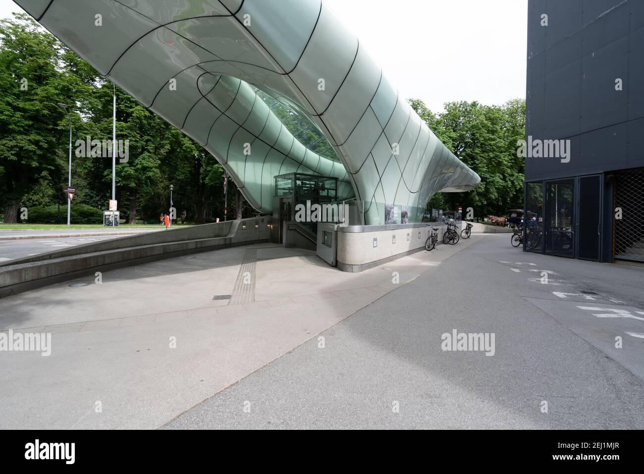 Modern Funicular Station of Innsbruck, Austria Stock Photo - Alamy