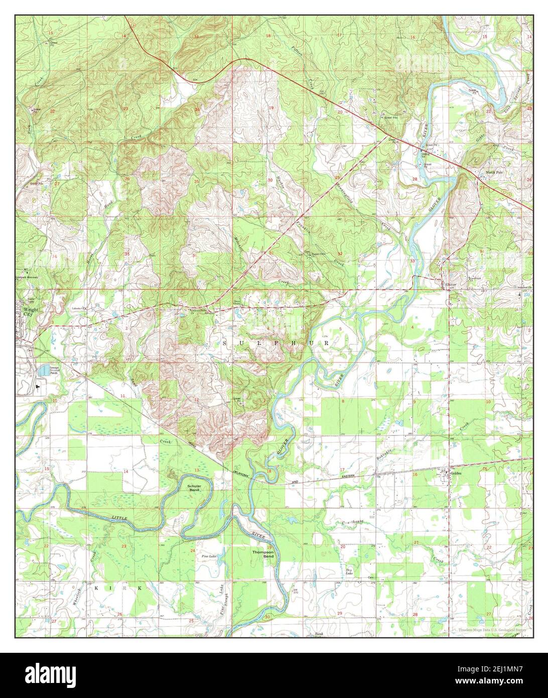Golden, Oklahoma, map 1982, 1:24000, United States of America by ...